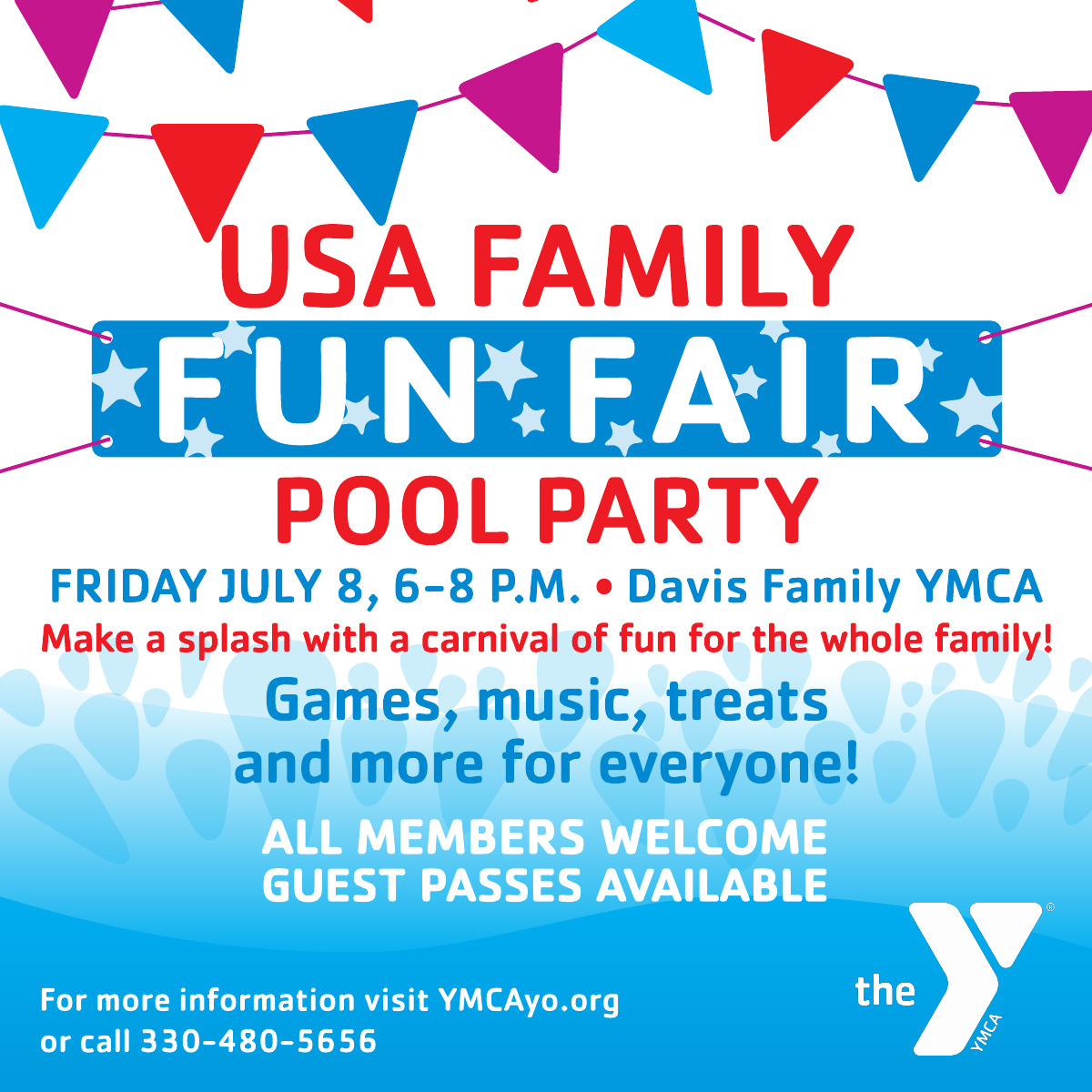 USA FAMILY FUN FAIR POOL PARTY - YMCA of Youngstown