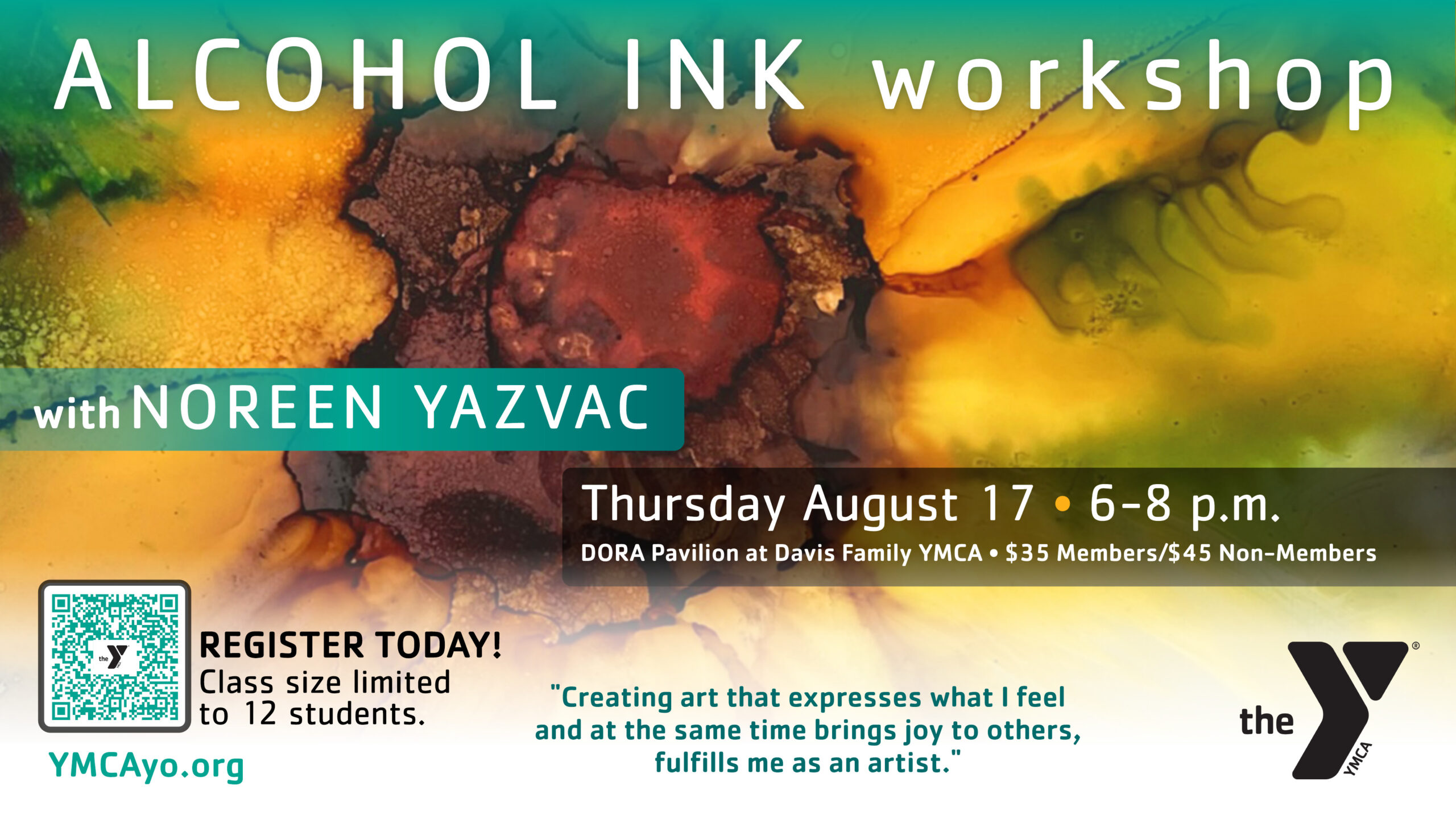 ALCOHOL INK WORKSHOP – REGISTRATION FULL / LOOK FOR UPCOMING EVENTS ...