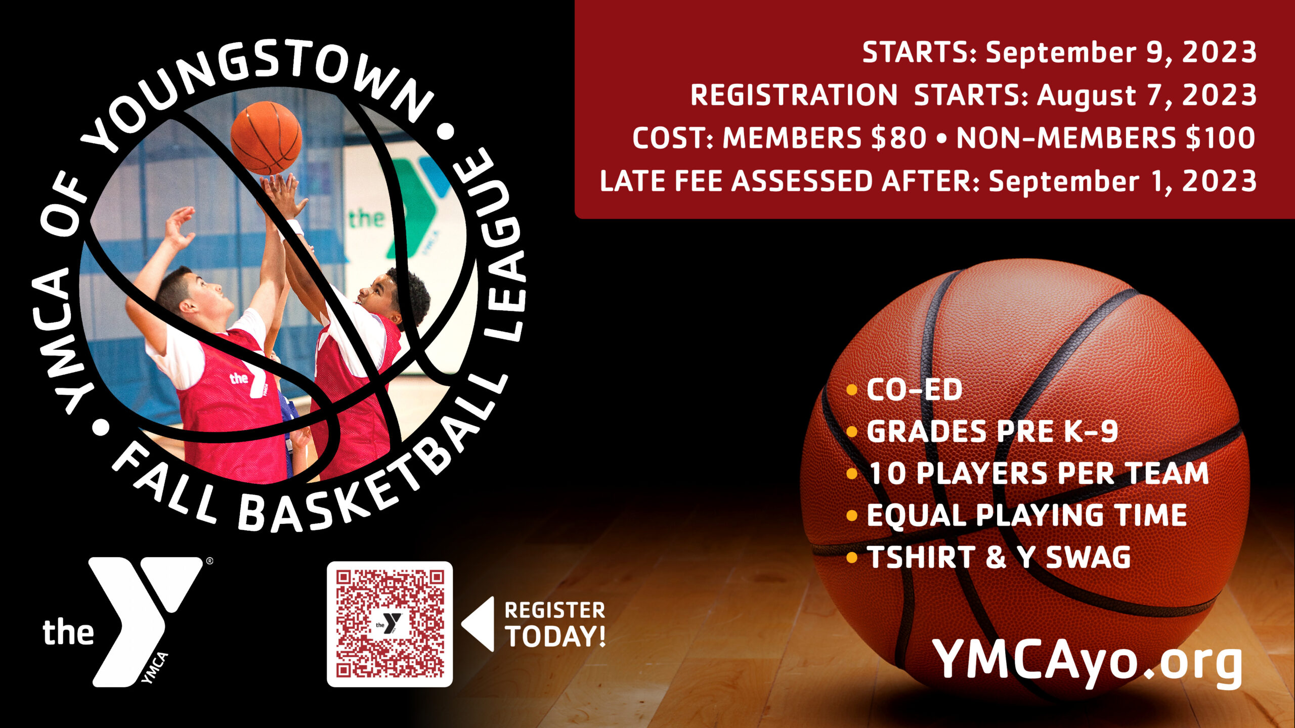 CENTRAL YMCA FALL BASKETBALL LEAGUE STARTS - YMCA of Youngstown