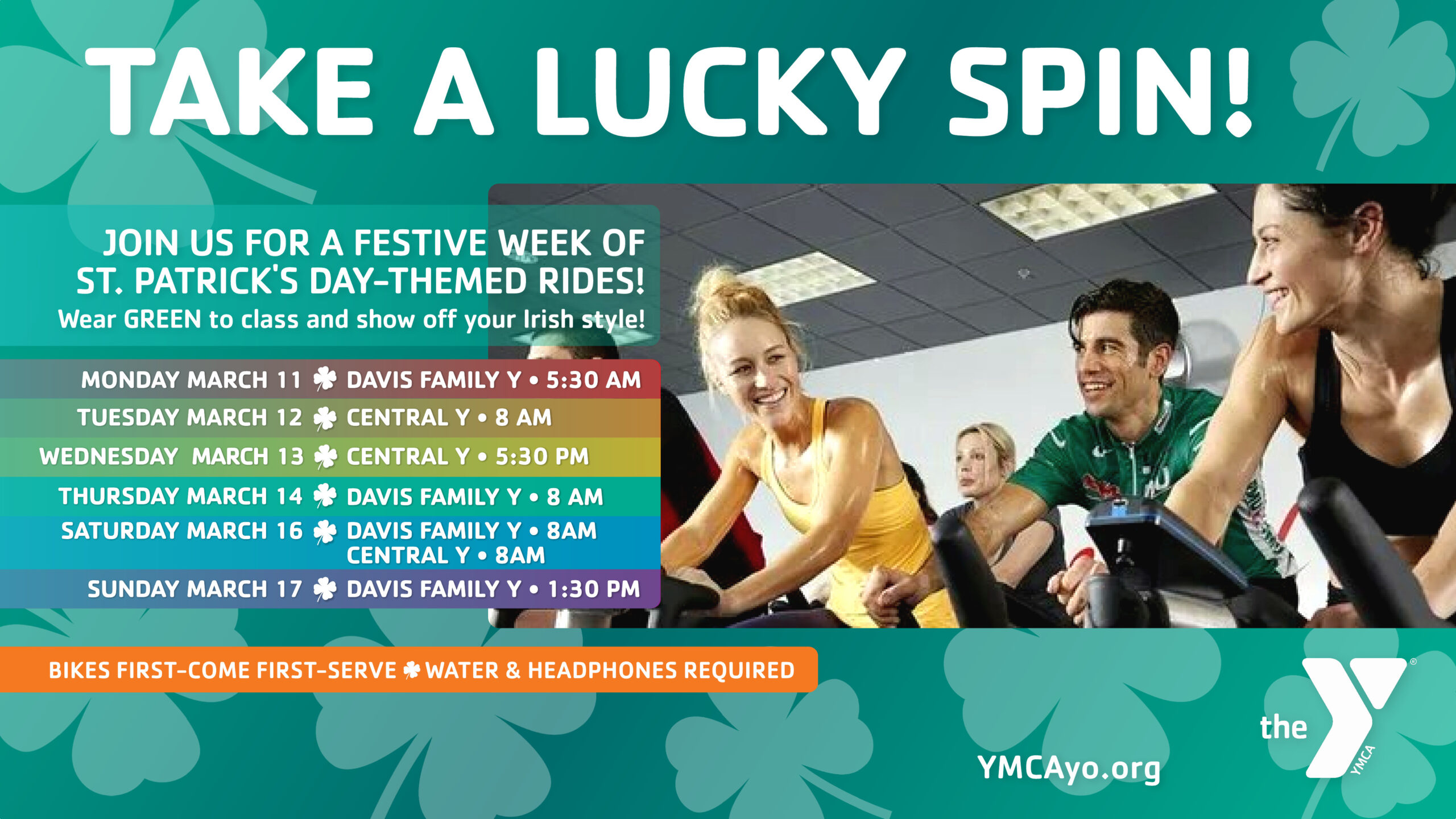 ST. PATRICK’S DAY THEMED SPIN RIDE - YMCA of Youngstown