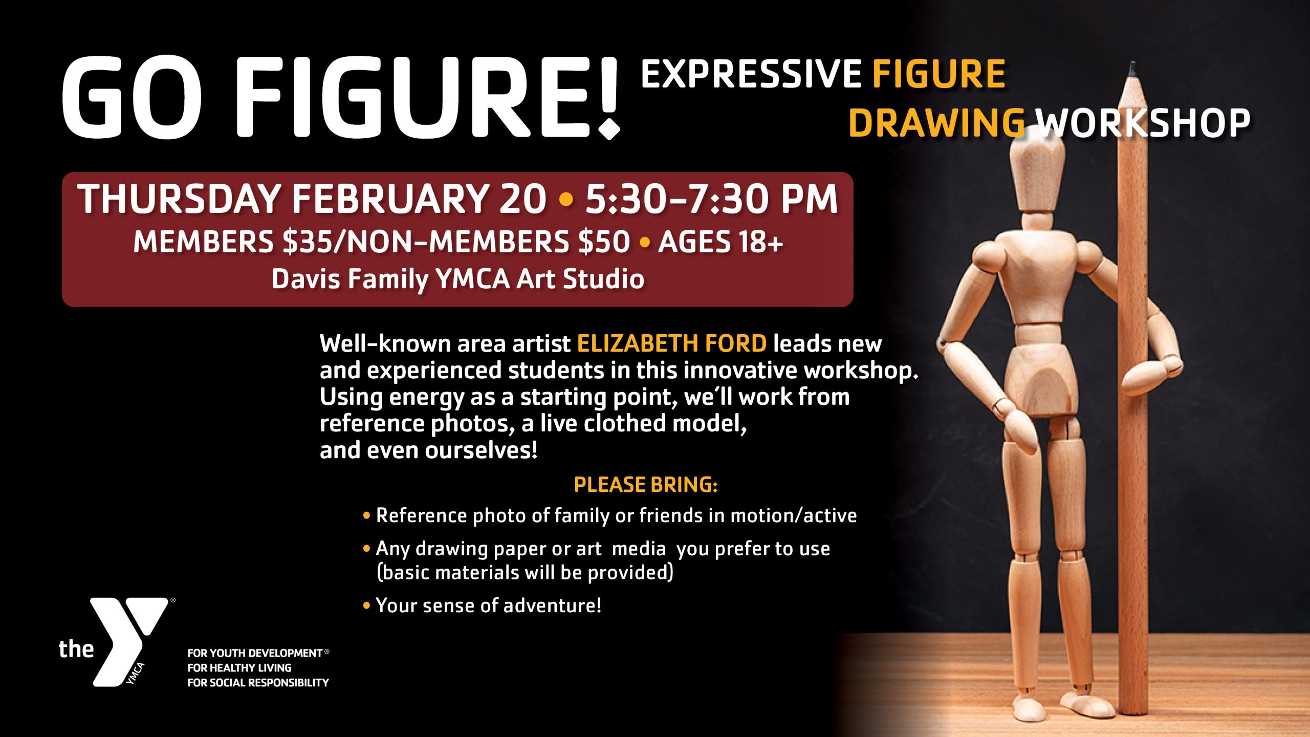 Expressive Figure Drawing Workshop - YMCA of Youngstown